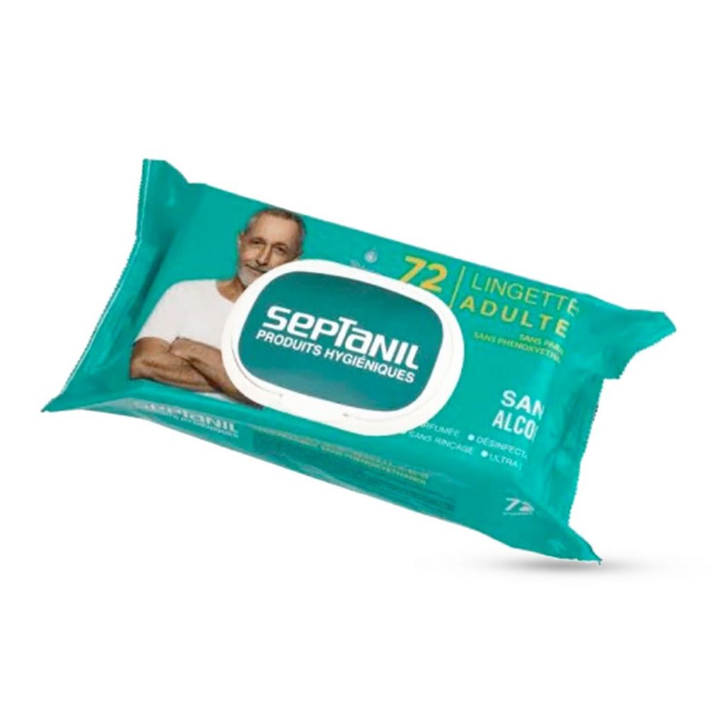 Lingettes Septanil Adultes – Hygiamed